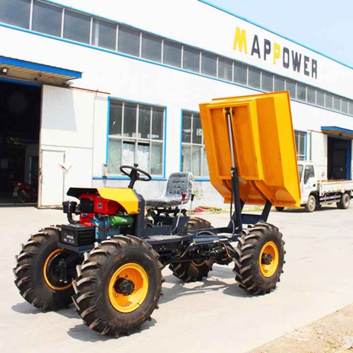 1 Ton Mini Dumper Hydraulic Tipping Trucks Oil Palm Dumper Garden Farm ...