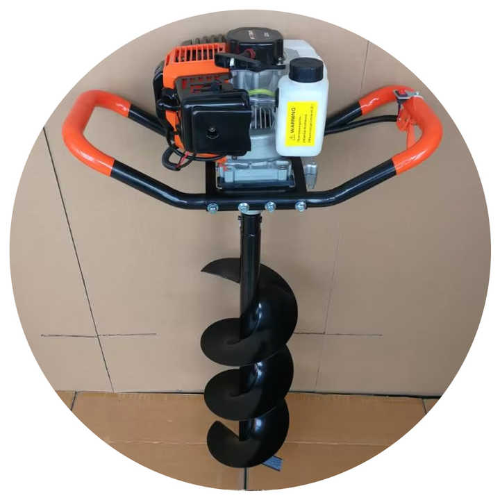 Tree Planting Earth Auger 52CC Heavy Duty Gas Drill with 150mm Blade ...