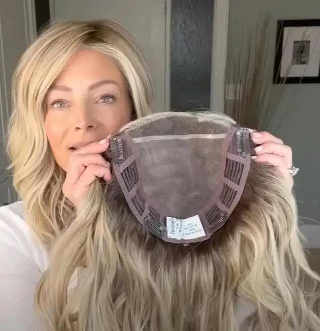 Fast Shipping 100% Real Virgin Human Hair Mono Fishnet Topper for Women ...