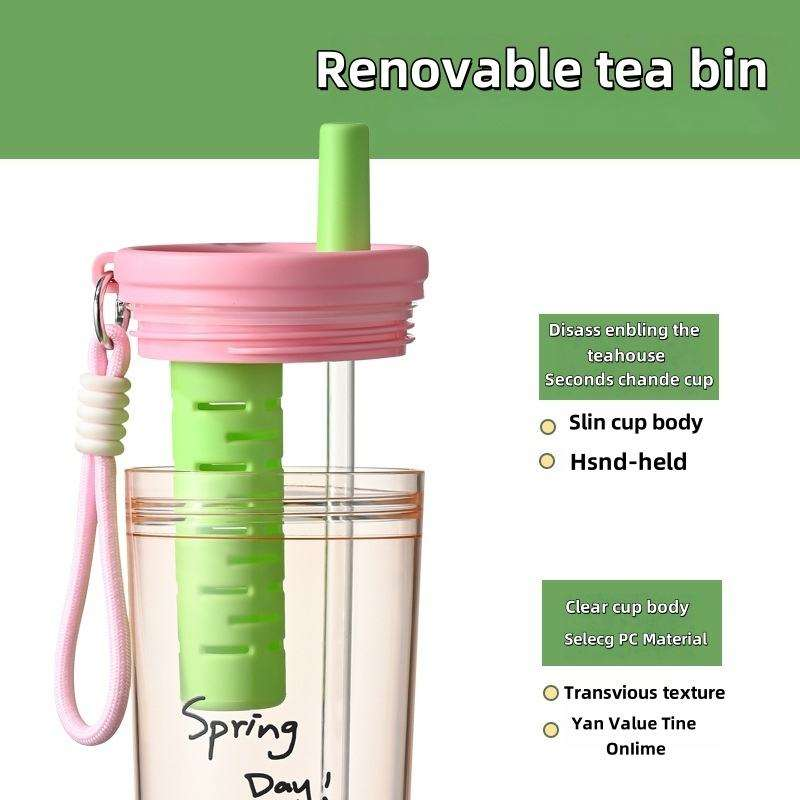 750ml Plastic Factory Custom Water Bottle Straw Push Button Cap ...