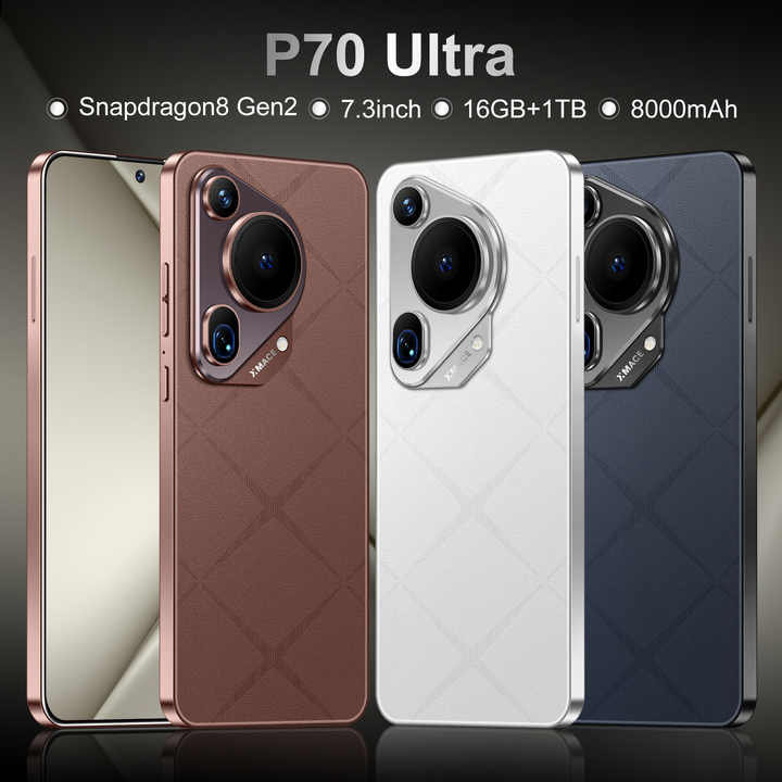 P70 Ultra Phone - 5G Mobile with 120hz Display & 8000mah Battery
