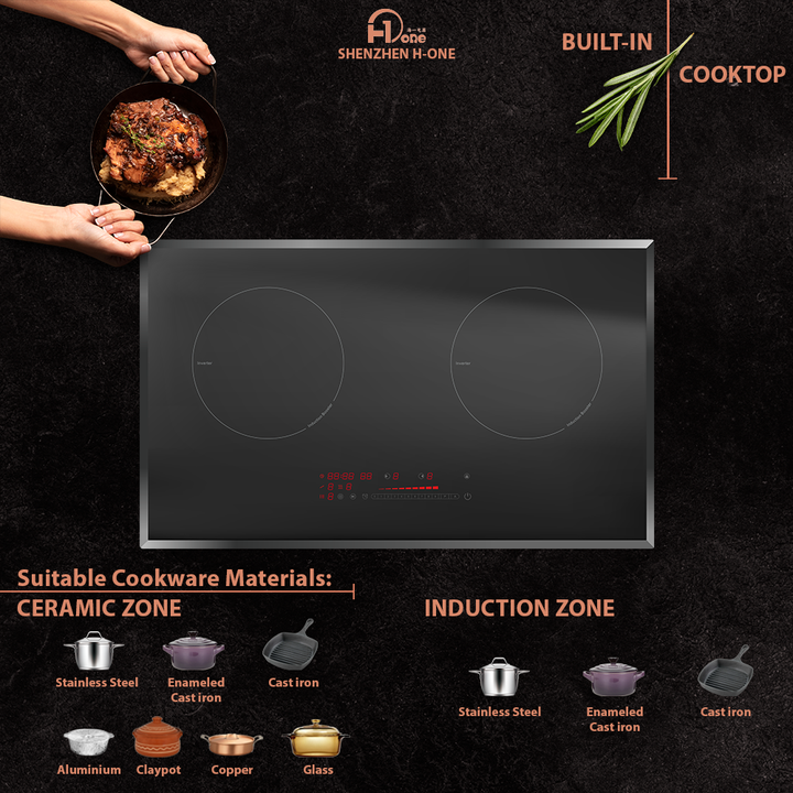 Double Induction Cooktop 6000W - Efficient Cooking Power