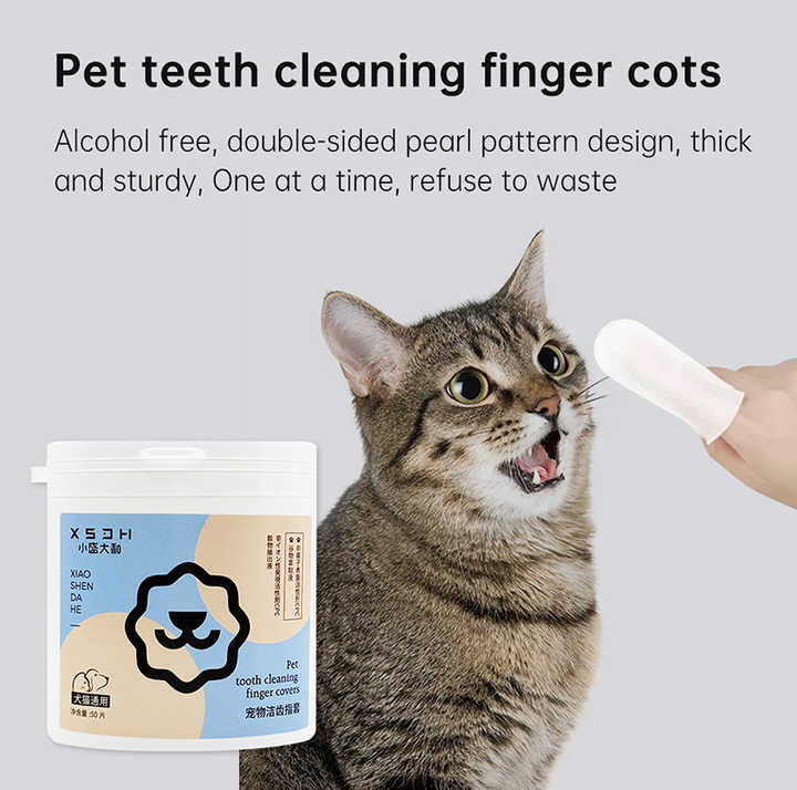 Eco-friendly Disposable Finger Cots Toothbrush Dogs and Cats Oral ...