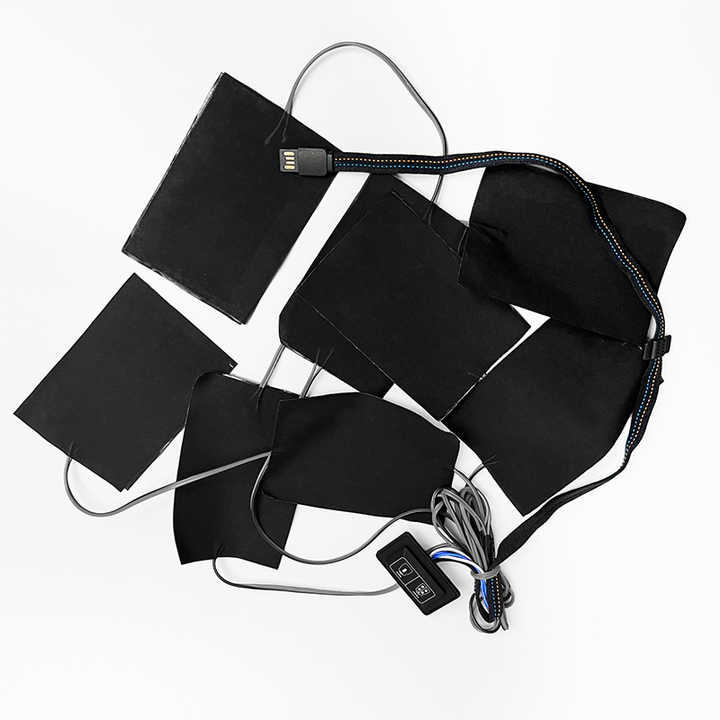 USB Battery Powered 12v 24v Graphene Heating Elements