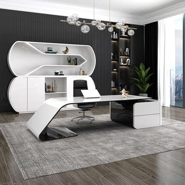 Luxury Modern Design Office Furniture Wooden Ceo Office Table Executive ...