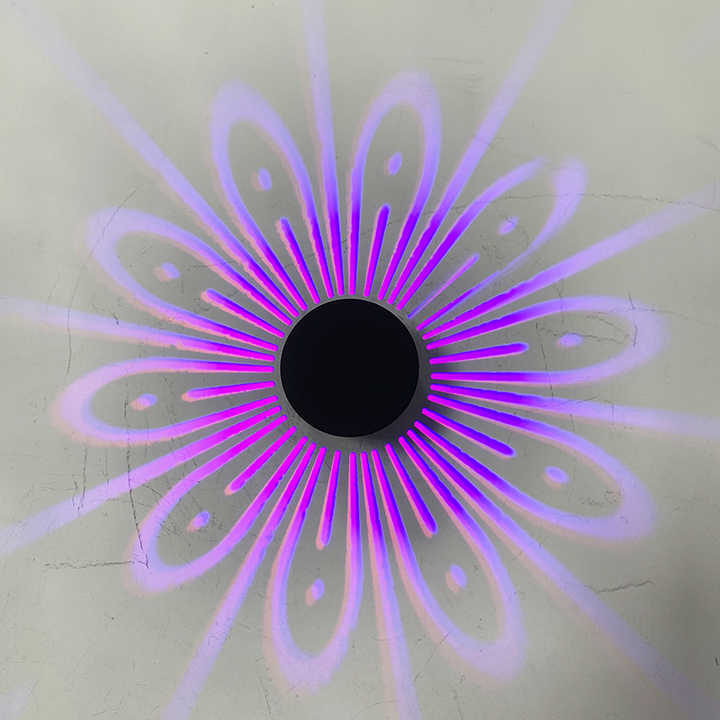 Hagood LED Wall Light - RGB Effect Lamp with Remote Control