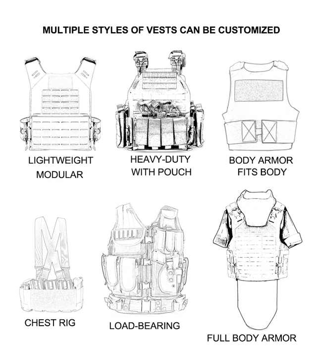 Huasheng Tactical Vest - Durable, Quick Release Molle Plate Carrier