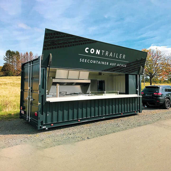 20ft Kitchen Cafe Container Coffee Shop - Low Cost Prefab