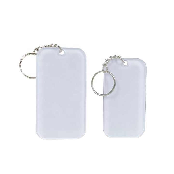 DIY Design Customized Logo Acrylic Memorial Phone Key Ring Sublimation ...