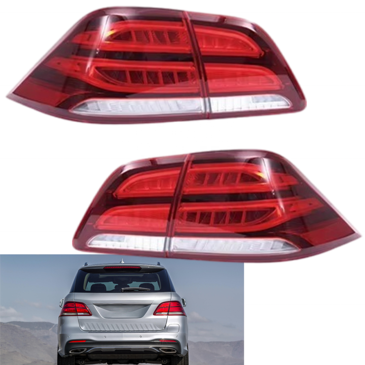 GLE W166 X166 LED Rear Taillights 2015-2018 Brake Tail Lamp OEM ...
