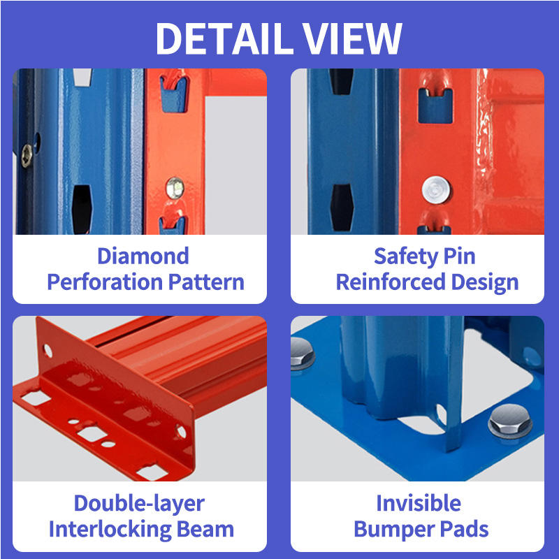 Yueyang Water Drop Style Heavy Duty Industrial Warehouse Pallet Rack ...