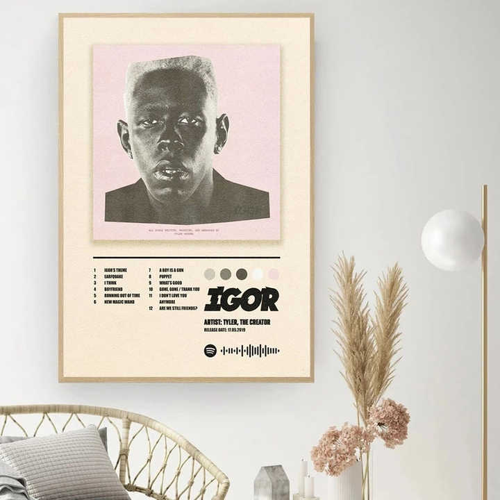 Music Album Covers Poster Rapper 2pac - Hip Hop Art