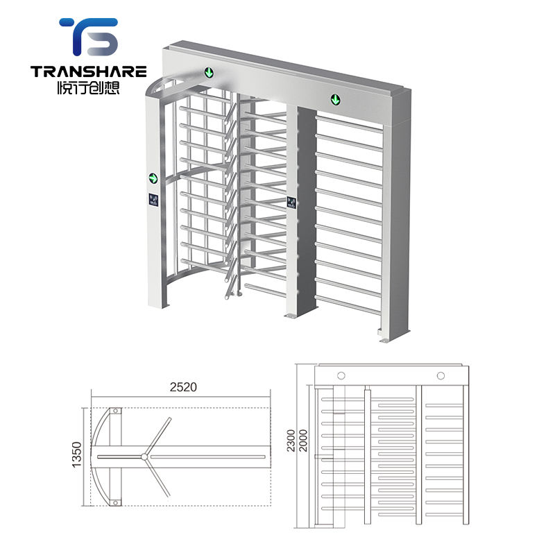 New Standard Full Height Turnstile Reliable Full Height Turnstile with ...