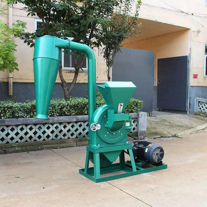Large Commercial Maize & Rice Mill Feed Grinder Self-Suction Fan with ...