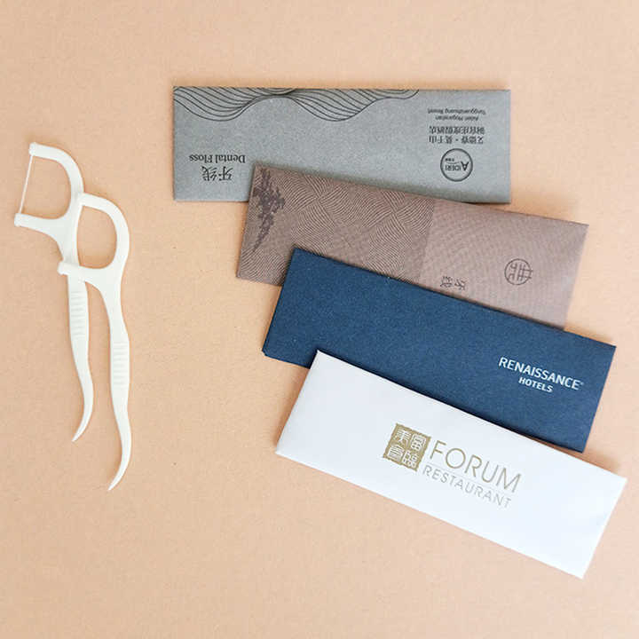 Custom Dental Floss Pick Individually Wrapped Dental Floss Toothpick ...