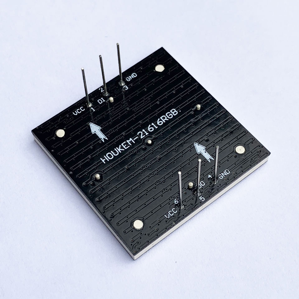 40X40mm Led matrix RGB 16X16 1.8mm LED Dot matrix Display 21616 ...