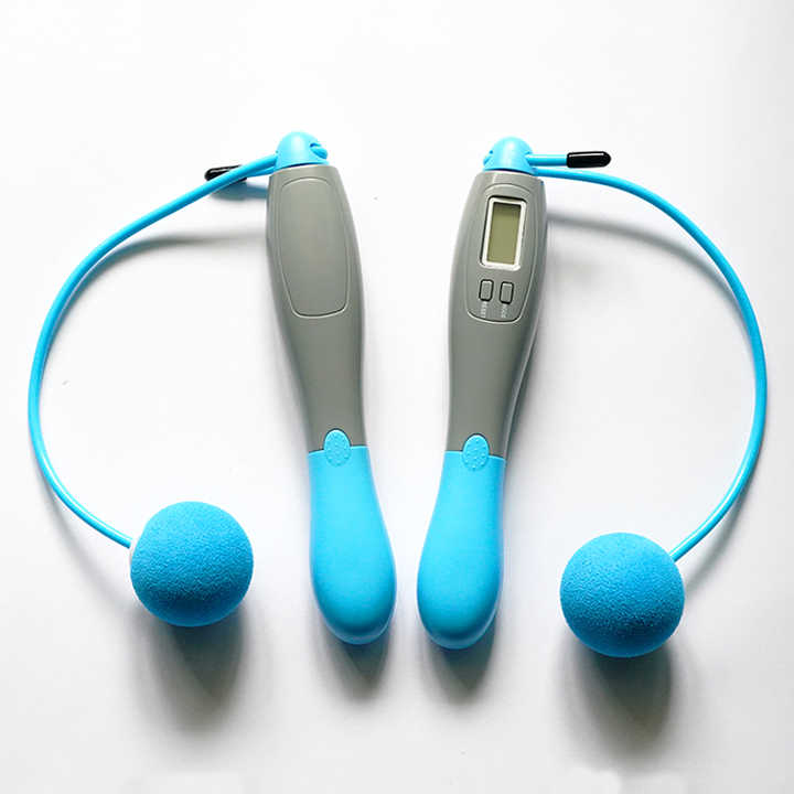 Digital LED Display Speed Cordless Jump Rope with Counter PVC & PP ...