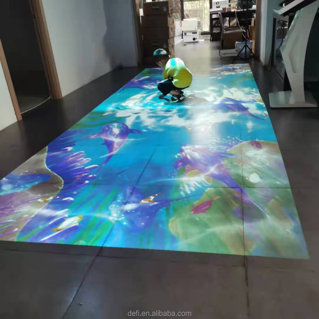 Customized Projector Game Kids Floor Interactive Projection 3d ...