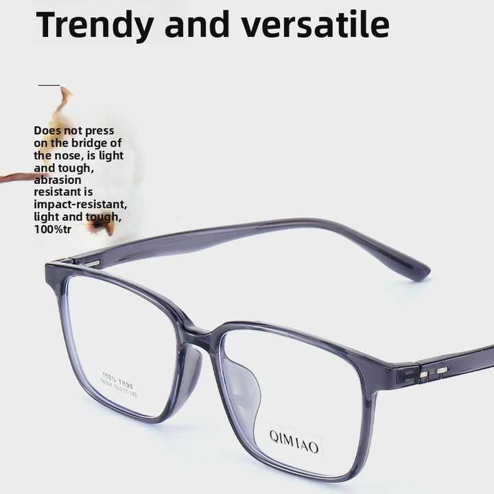 Tr90 Square Pink Eyeglasses Diamond TR Prescription Lenses Fashionable ...