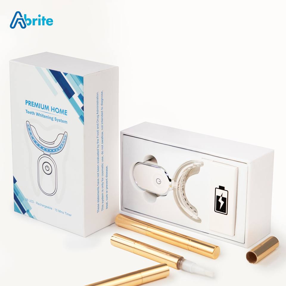 ABrite Tech Wireless LED Teeth Whitening Kit Non-peroxide Gel OEM/ODM ...