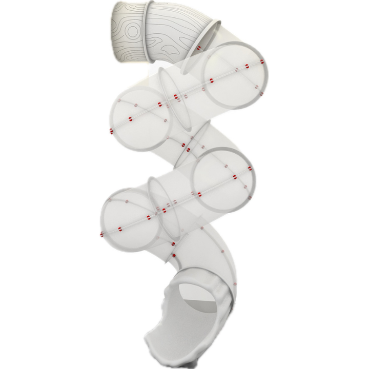 Kidtime Kids Pirate Ship Playground - Transparent Tube Slide