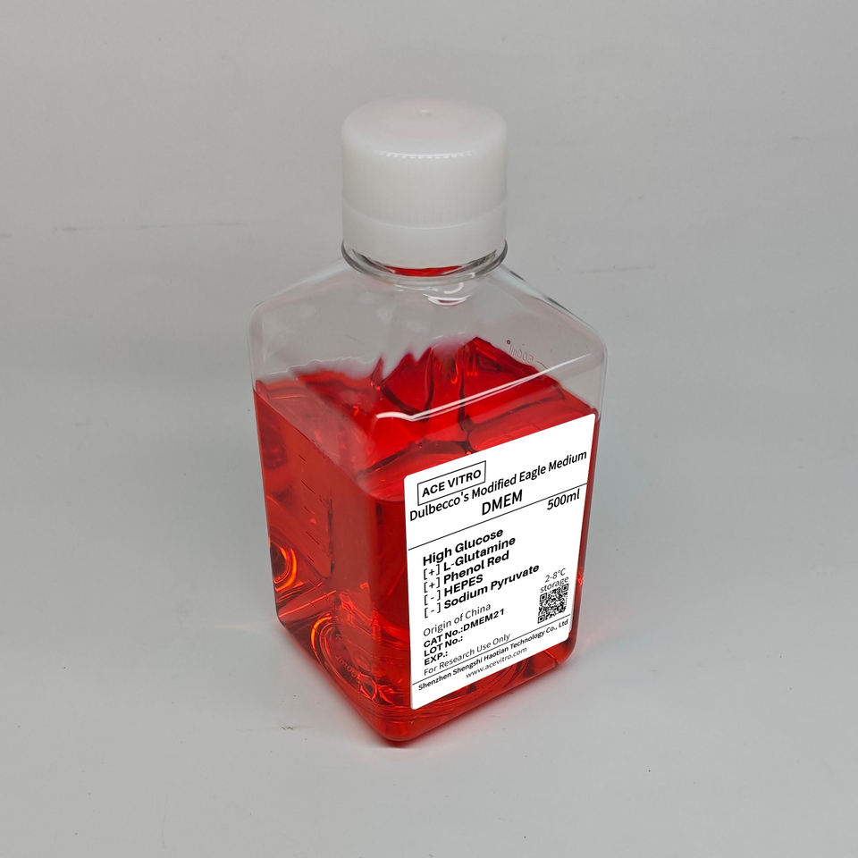 ACE VITRO DMEM21 OEM 500ml Cell Culture Media with High Glucose L ...