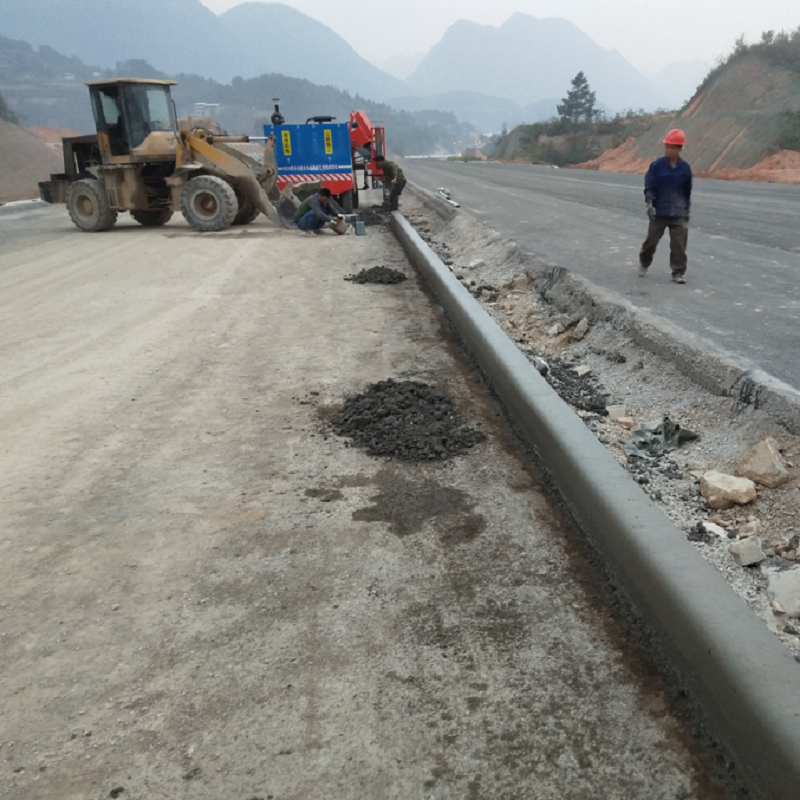 Crawler Mounted Concrete Curb Slip Forming Paver Road Kerbstone ...