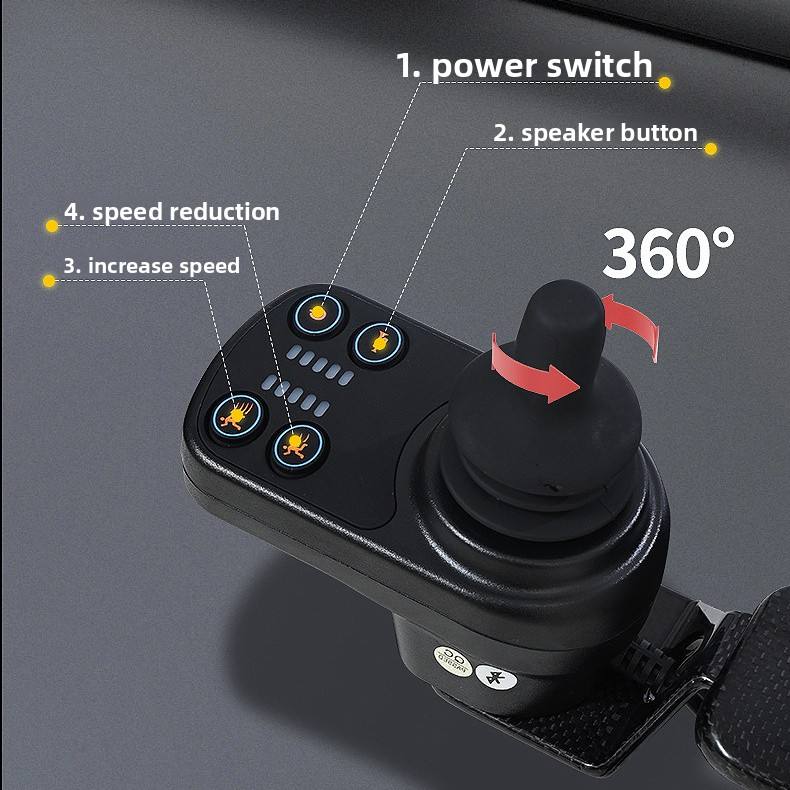 Carbon Fiber Portable Foldable Electric Wheelchair - Smart, Fully ...