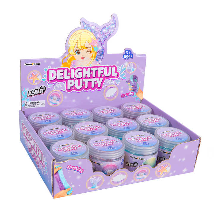 Delightful Putty Tensile Crystal Clay Bead for Girls Boys Stress Relief ...
