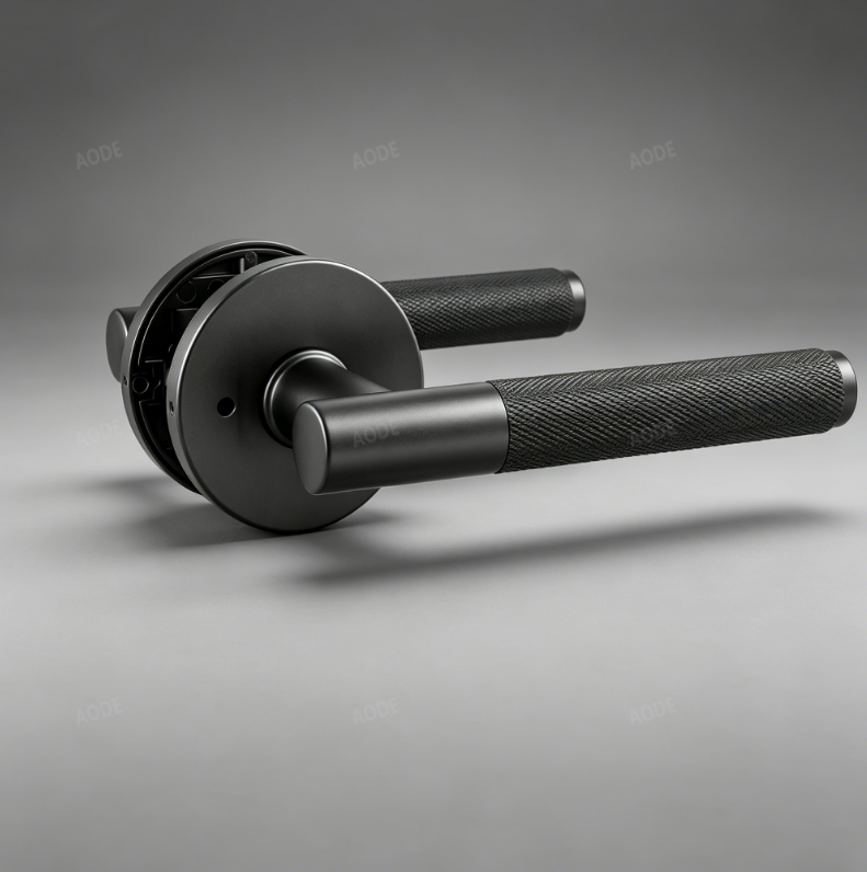 Modern Durable Zinc Alloy Door Handle with Zinc Coating Anti-Corrosion ...