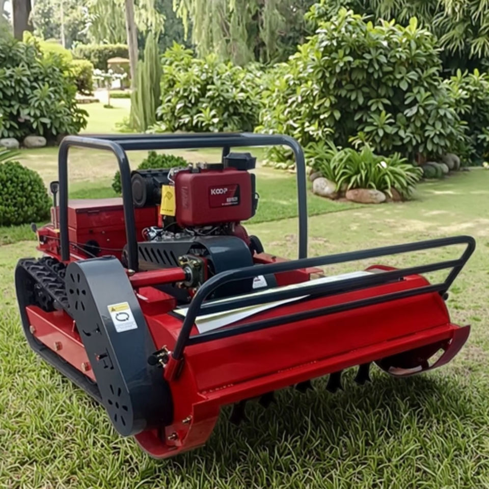 Radio-controlled Chain-Type Lawn Mower - Intelligent Cutting