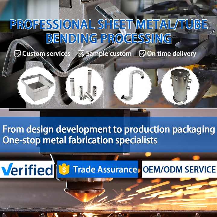 Custom Stainless Steel Precision Sheet Metal Laser Cutting Service With Bending Metal ...