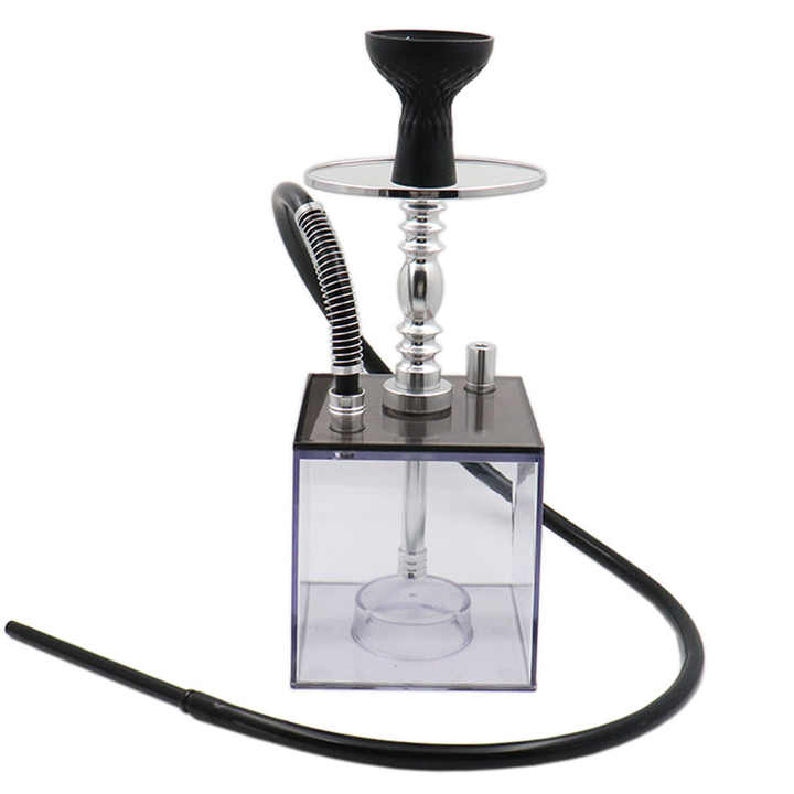 5 Colors Cube Hookah LED Shisha Acrylic Sheesha Nargile Wholesale ...