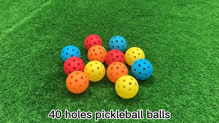 Cold Resistance Premium 40 Holes Outdoor Pickleball Balls