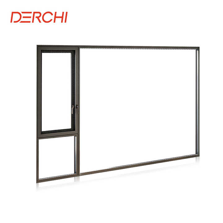 Factory Vertical Casement Window Awning Swing Thermal Break Aluminum ...
