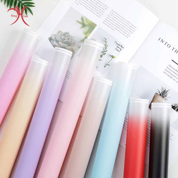 Hot Sale Matte Gradient Color Florist Paper Flower Wrapping Bouquet ...