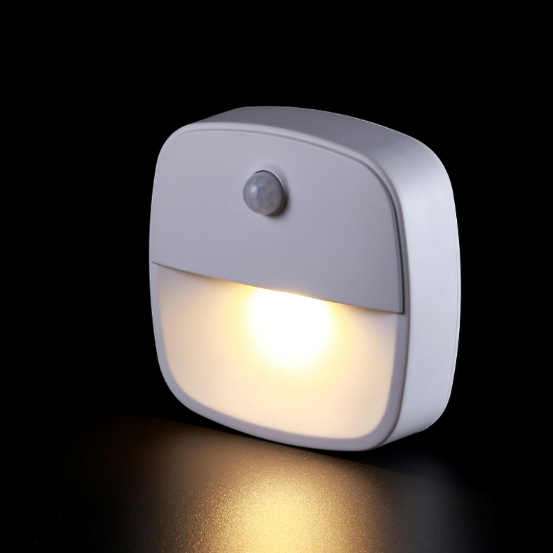 White Body Ac230v 1w Warm White White Housing Motion Pir Night Light ...