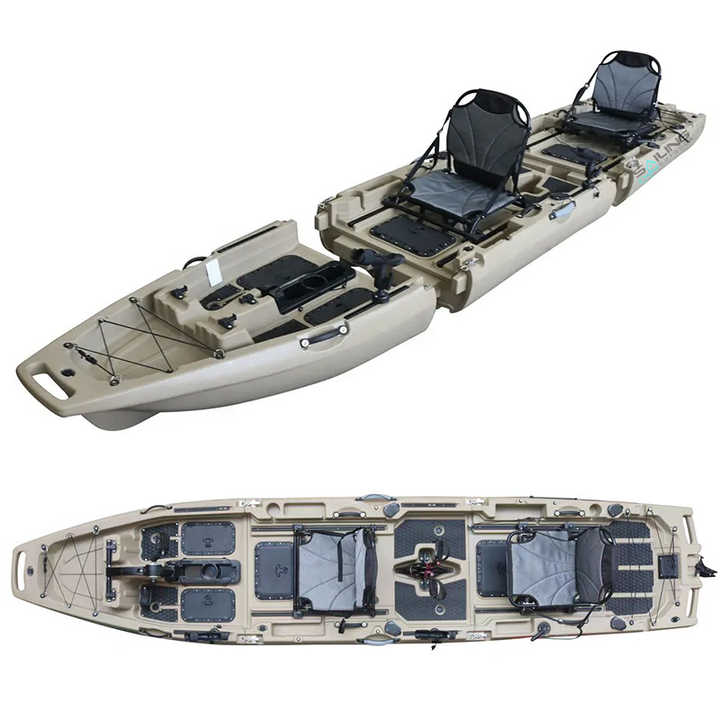 10ft Modular Hard Plastic Fishing Kayak for 1 Paddler & Customizable OEM