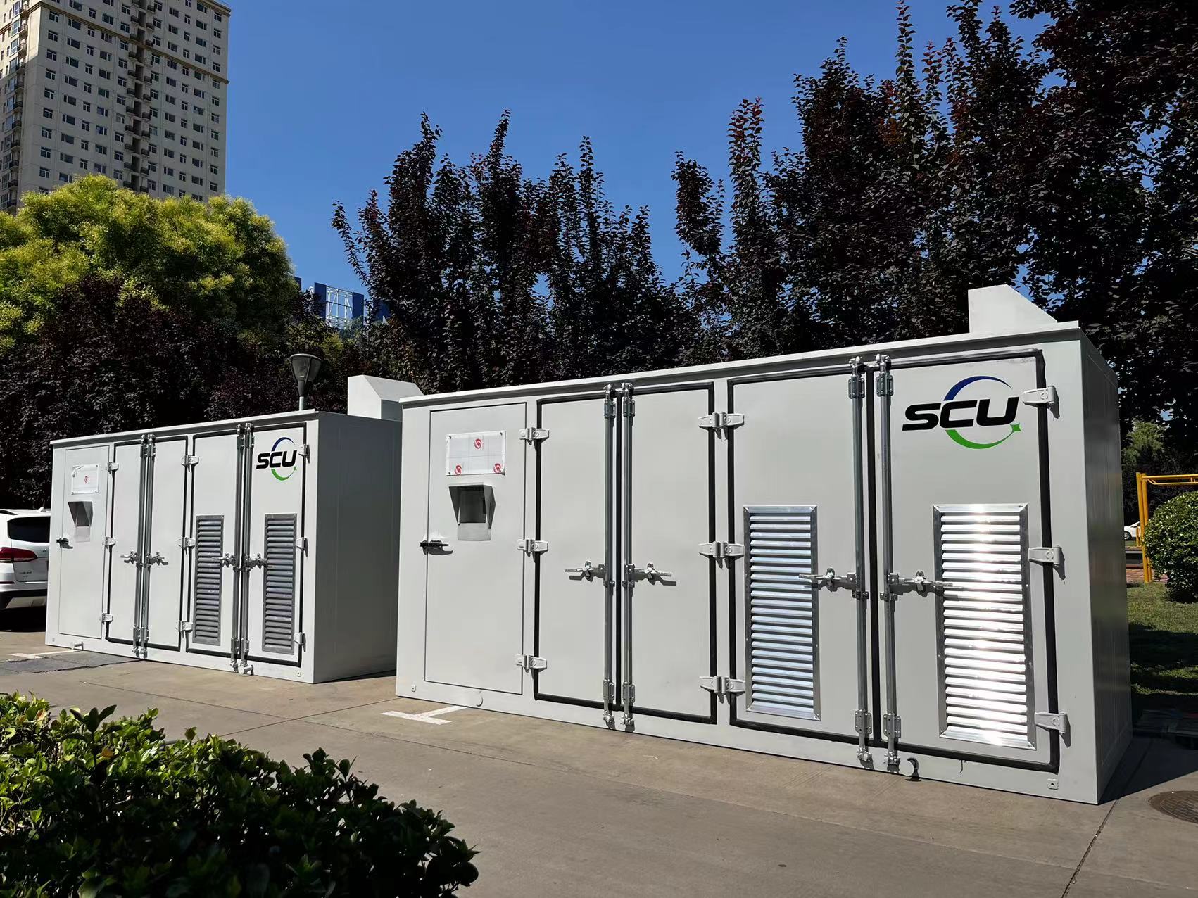 Scu 300kwh Năng Lượng Mặt Trời Lưu Trữ Pin Container Hai Chiều Biến Tần ...