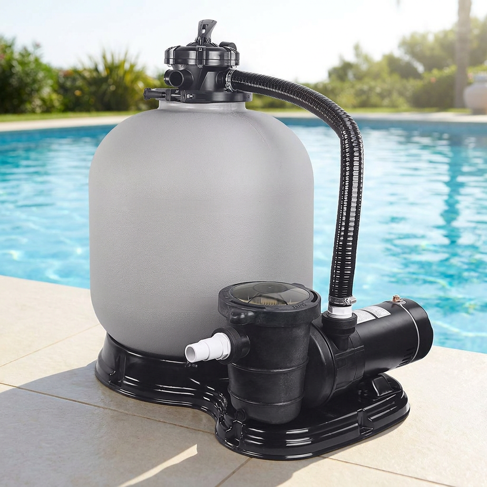 500mm Sand Filter Pump Combo Swimming Pool Filtration System with Water ...