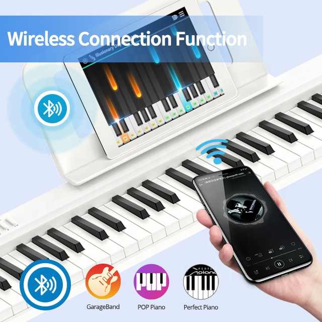 Terence V20 Midi Semi Weighted Portable Foldable 88 Keys Piano Keyboard| Alibaba.com