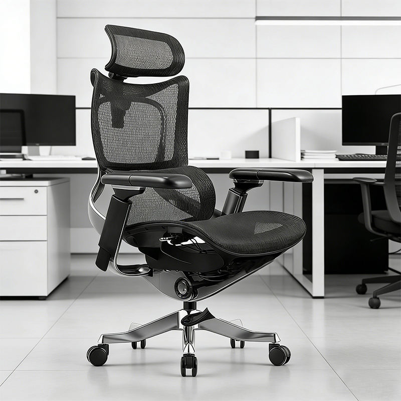 Ergonomic Mesh Executive Office Chair Height Adjustment 3D Adjustable ...