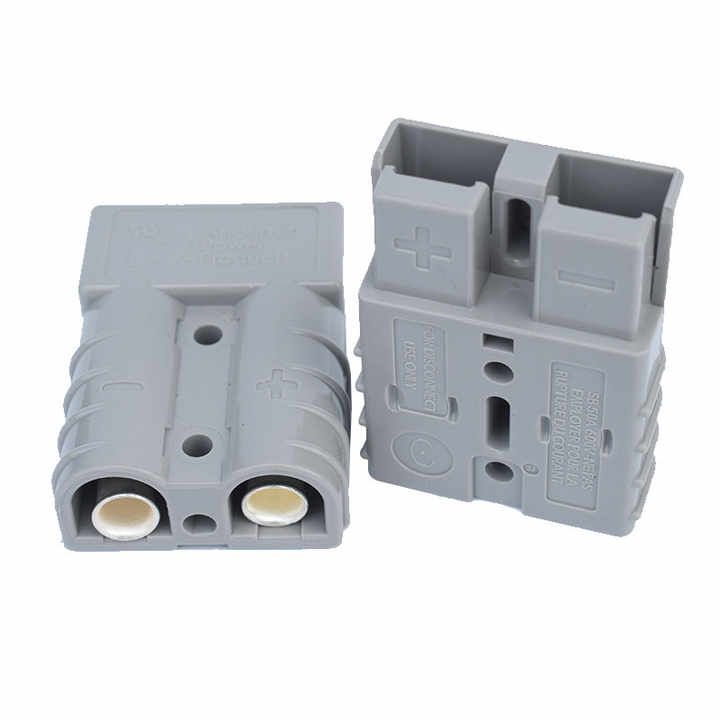 SB50 Compatible 50A 600V Battery Connector Plug (Gray) - for Solar/EV ...