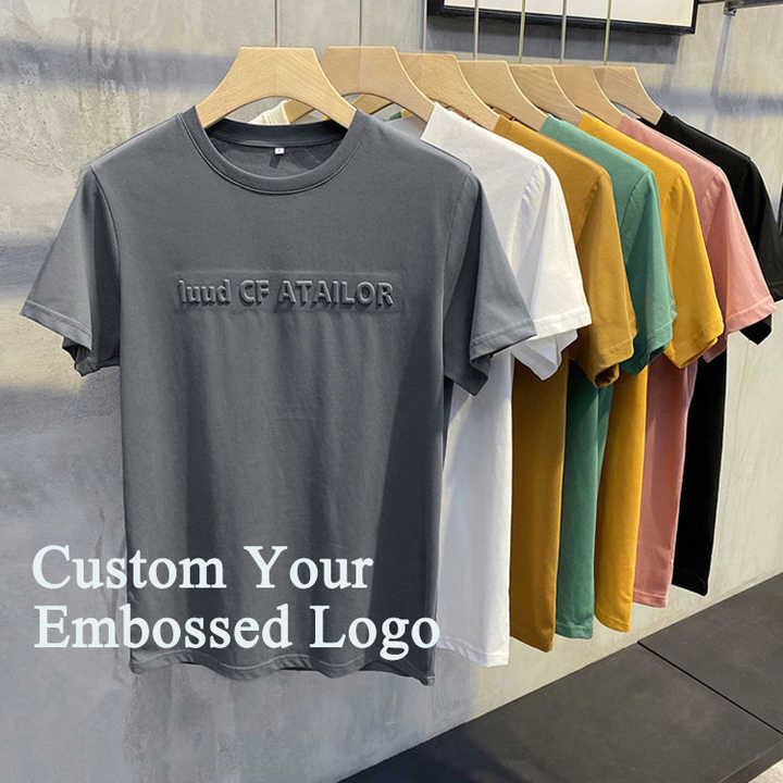 Custom logo 3D Printing Clothing Tshirt Men Cotton T Shirt New Custom ...