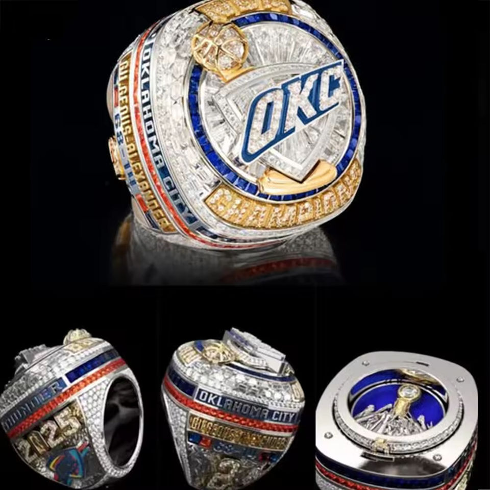 High Quality 2025 New Oklahoma City Thunder MVP Basketball Championship ...