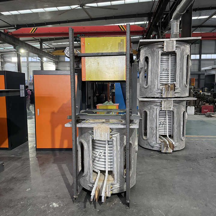 500Kg 1Ton 1.5Ton Induction Aluminum Melting Furnace Use Electrical ...