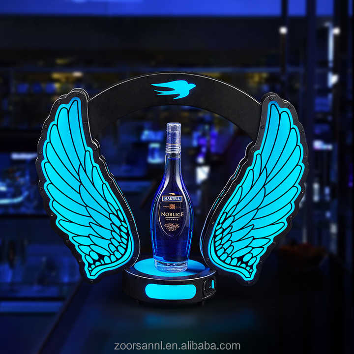 VIP Custom LED Champagne Wing Bottle Glorifie Presenter Display Stand ...