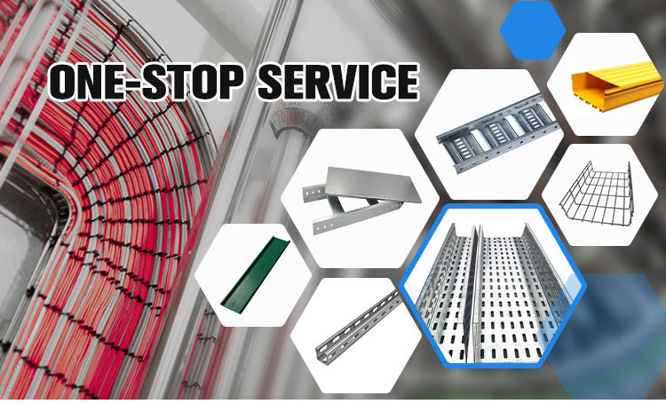 Steel Industrial Construction Cable Bridge Horizontal Elbow Ventilated ...