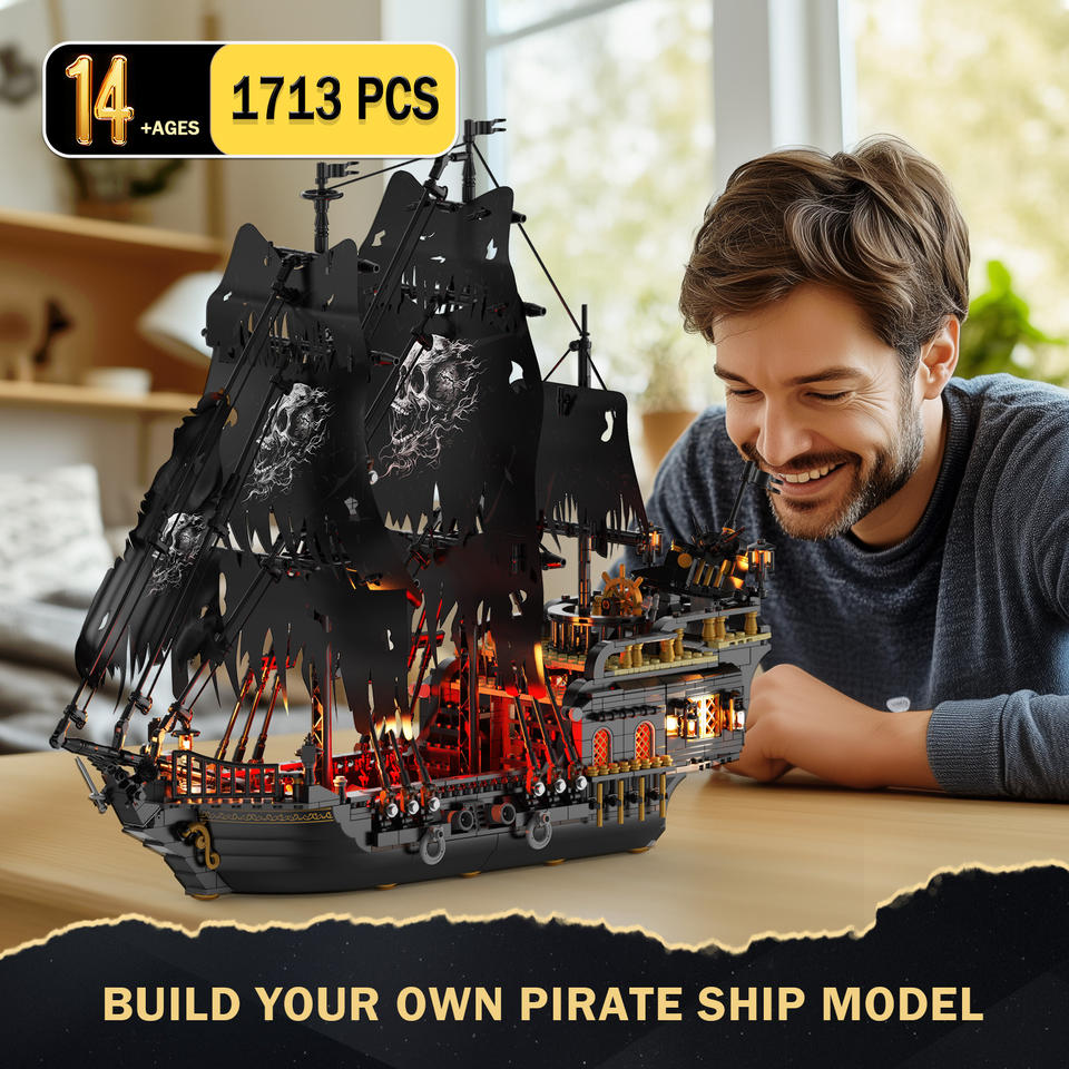 Black Pearl Modern Buildings ABS Plastic Educational Building Block Set ...
