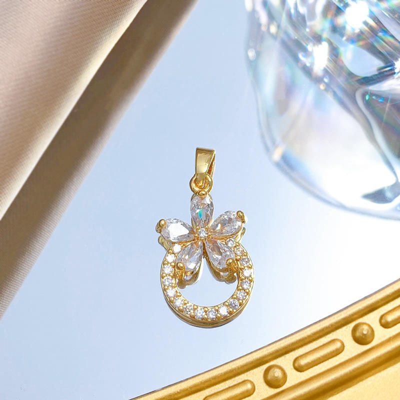 [Copper True Gold] Hollow Five-Petal Flower Foreign Trade Cross-Border ...